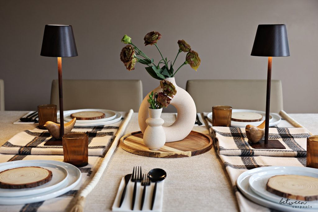The Cozy Winter Chanukah Table - Between Carpools