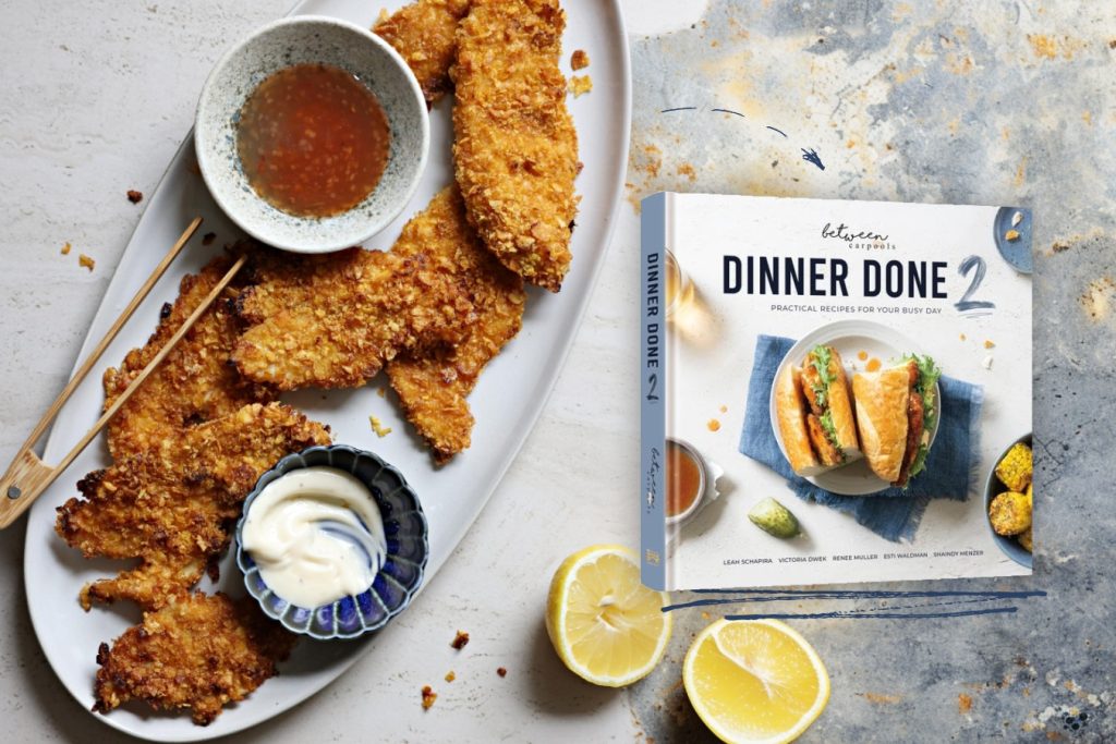 Tastes-Like-Fried Corn Flake Schnitzel from Dinner Done 2 - Between ...